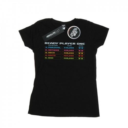Köp Ready Player One Dam/Dam 8-bitars resultattavla bomull T-shirt för ...