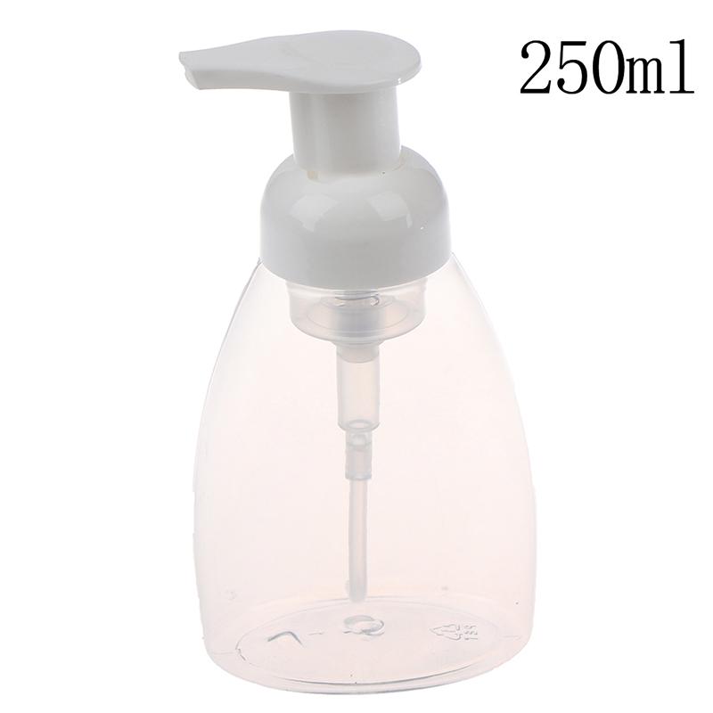 Buy 250Ml Plastic Liquid Soap Dispenser Clear Foam Shampoo Lotion ...
