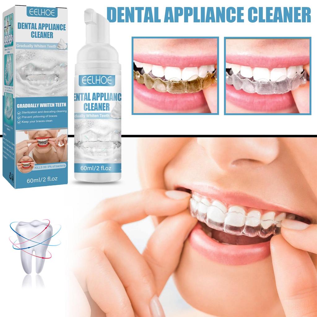 Buy 60ml Tooth Socket Cleaning Foam Toothpaste Pump Pressed Refreshing ...