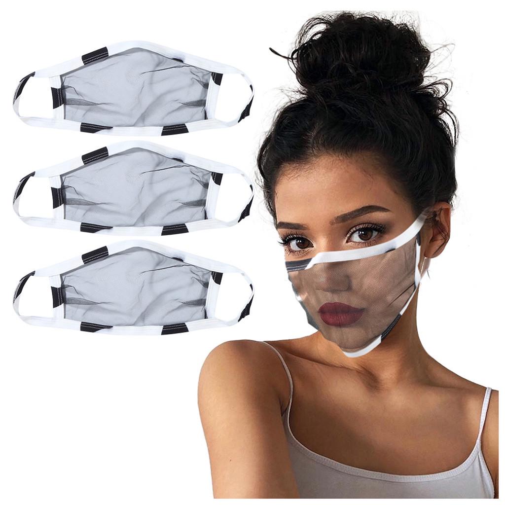 Buy [FAY] 3PC Adult Mesh Breathable Mask Washable Reusable Pollution ...