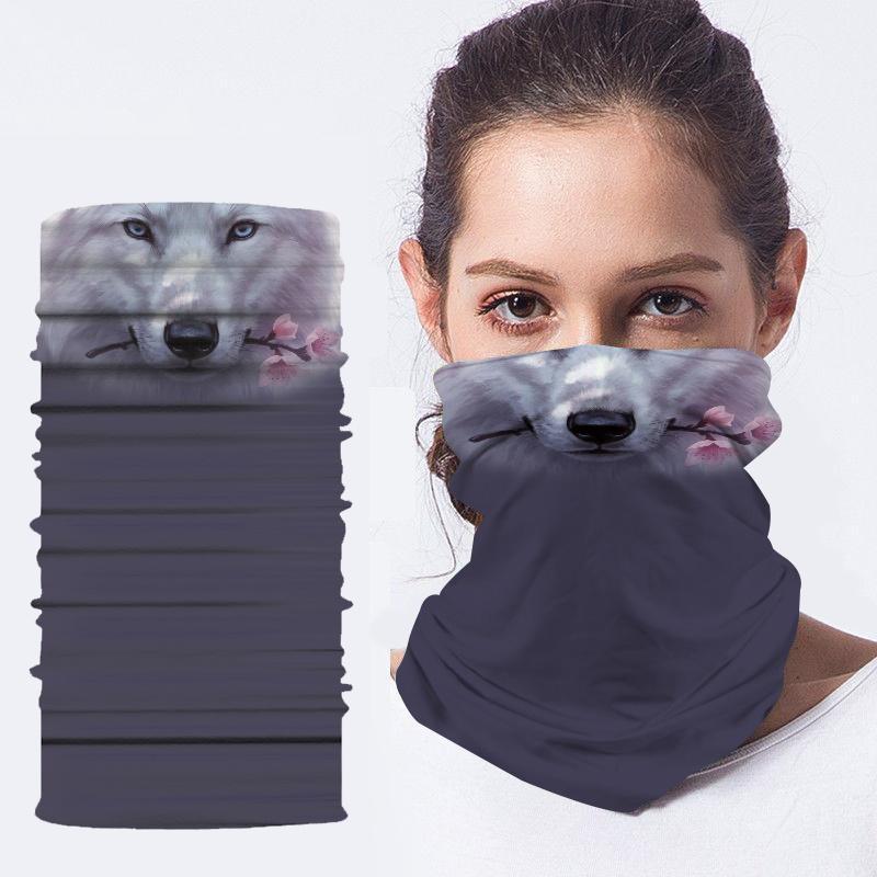 Hot elements Quick-drying Half Face Mask Scarf Face For Adults Yard ...