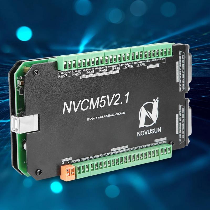 Buy NVCM 5 Axis CNC Controller MACH3 Motion Control USB Interface Board Card for Stepper Motor ...