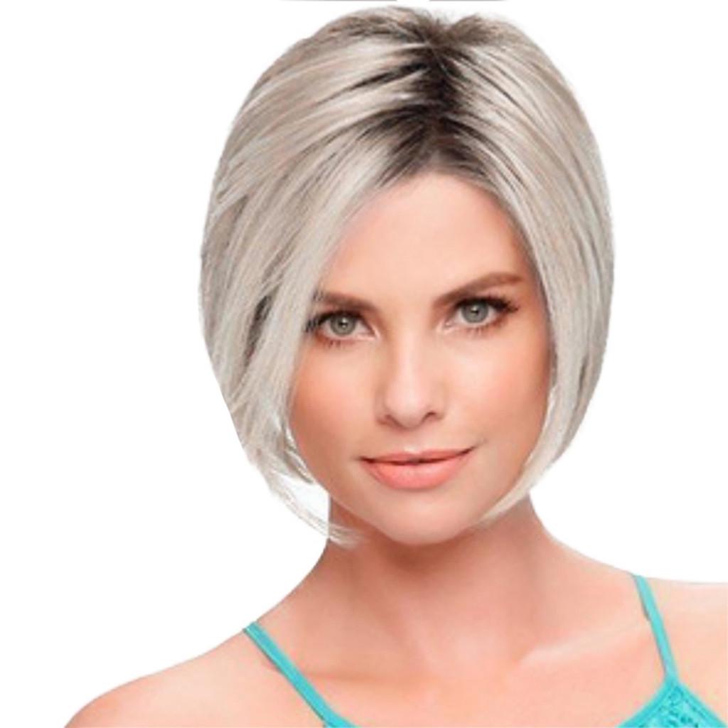 Buy Women's Fashion Wig Gold Synthetic Hair Long Wigs Wave Straig Wig ...