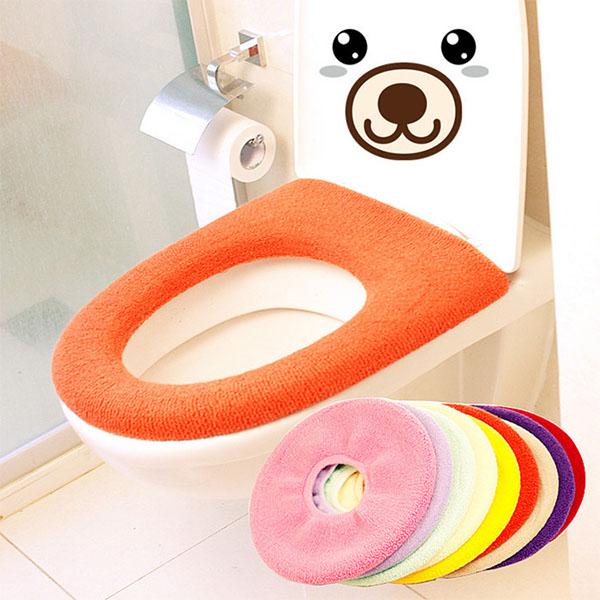 Orange Toilet Seat Cover - Velcromag