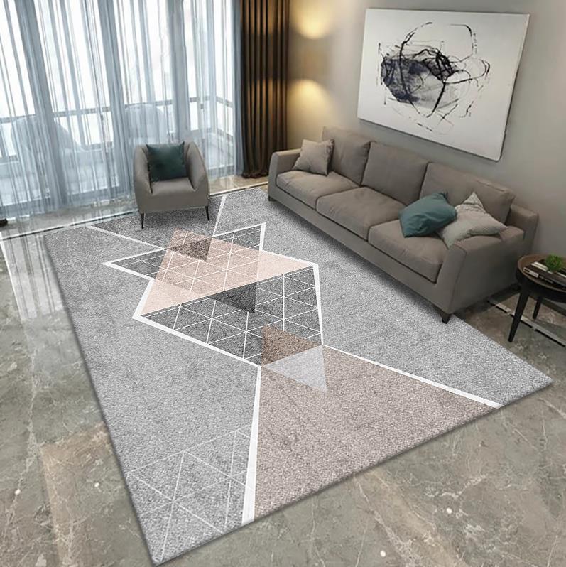 Buy Modern Geometry Printed Carpet for Living Room Nordic Bedroom Decor ...