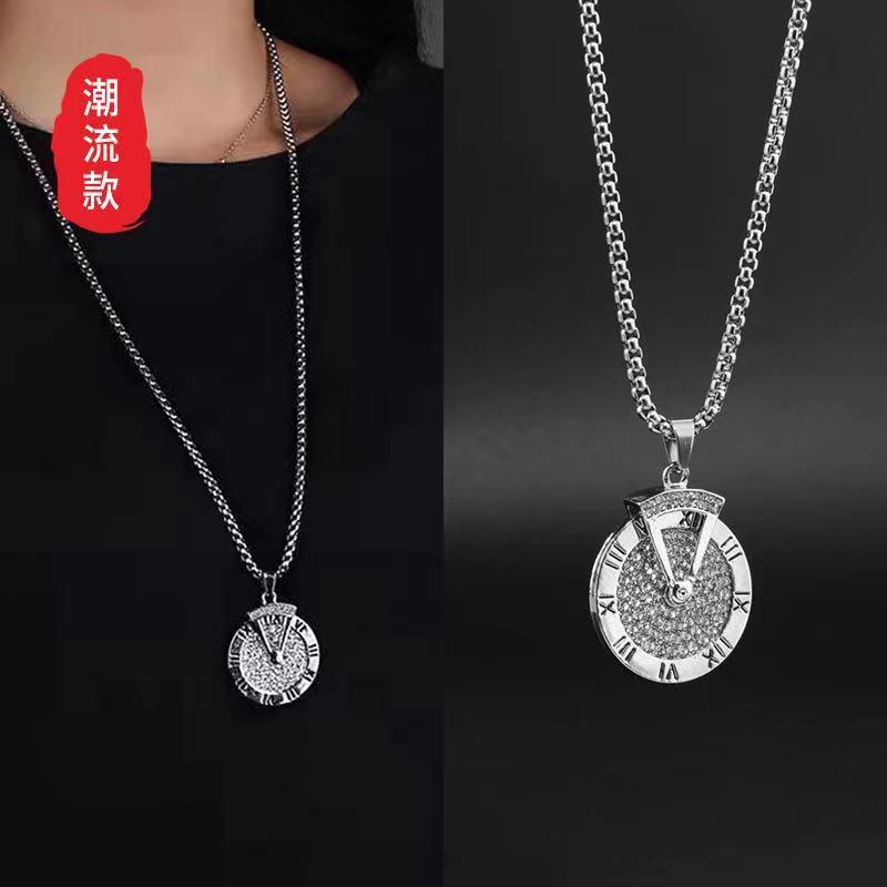Buy Lucky Turn Necklace Hip Hop Personality Long Pendant Fashion ...