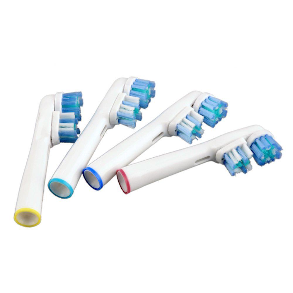 4pcs Model Double-head Electric Toothbrush Replacement Brush Heads ...
