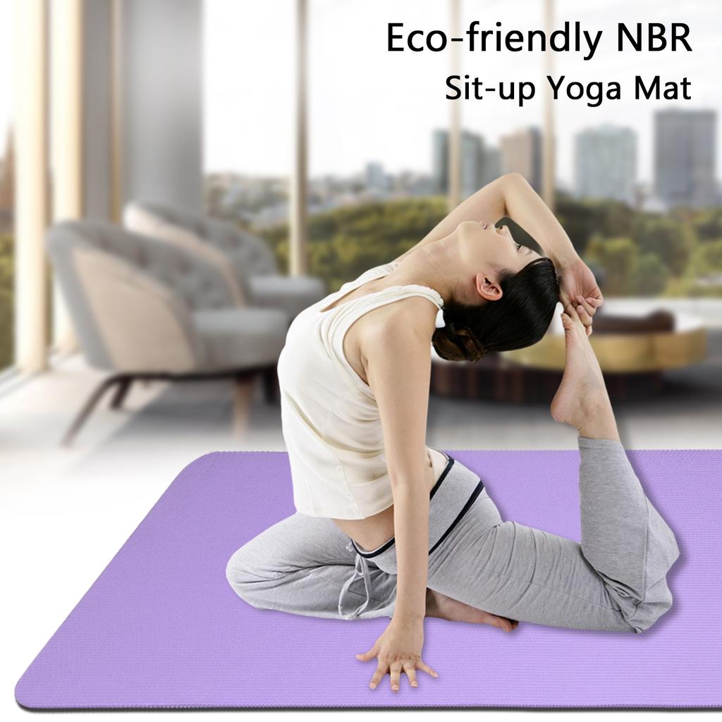 Eco-Friendly Nbr Yoga Mats Fitness Sport Gym Exercise Pads Foldable ...