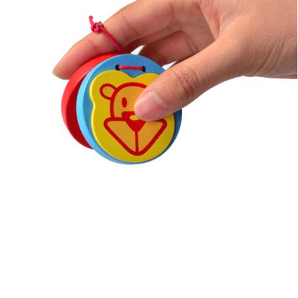 Animal Pattern Wooden Education Toy Percussion Instrument Clapper ...