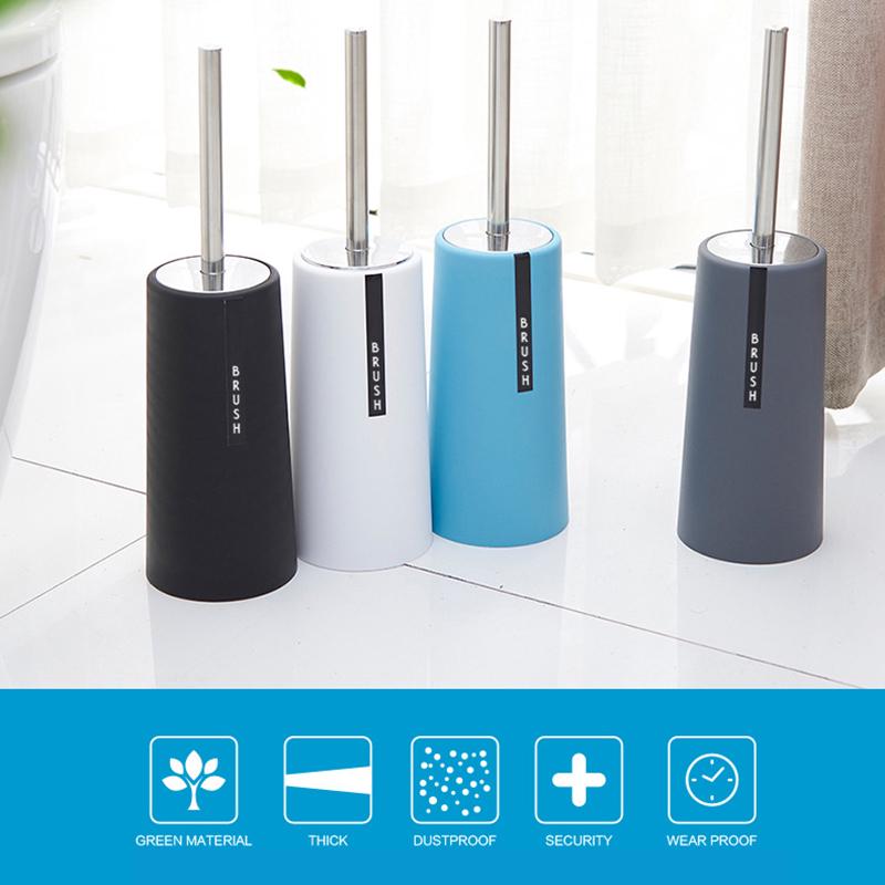 Buy Bathroom Cleaning Supplies Stainless Steel Toilet Brush Toilet ...