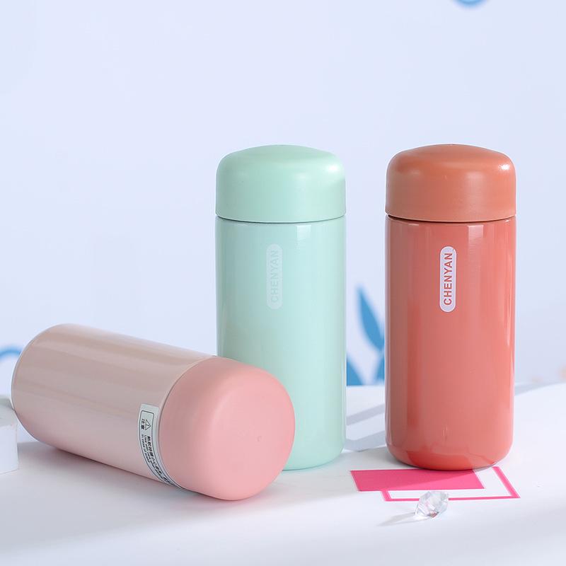 Buy Mini Stainless Steel Thermos Cup Ultra-compact Portable Leak-proof ...