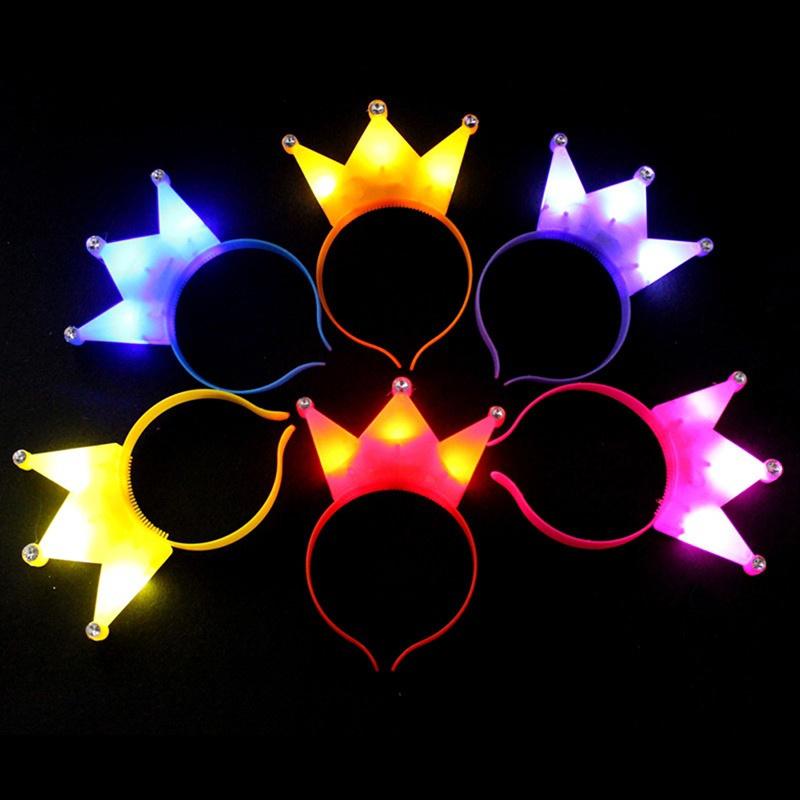 Buy 1Pc Light-Up Princess Tiara Crown Headband LED Blinking Flashing ...