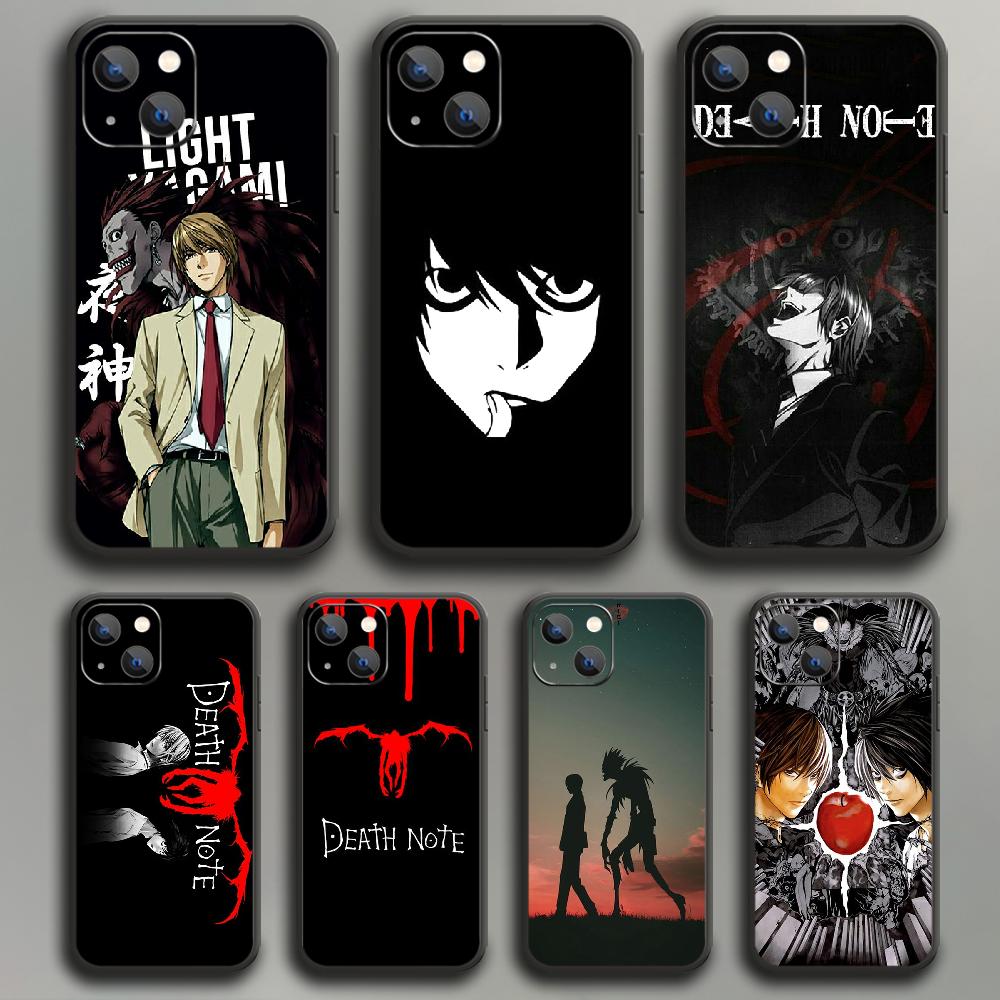 Buy Death Note DN Anime Phone Case Cover For iPhone Xiaomi Redmi ...