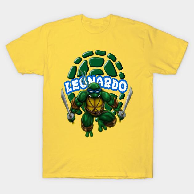 Buy Men Premium Cotton Harajuku T Shirt Leonardo of the Teenage Mutant ...