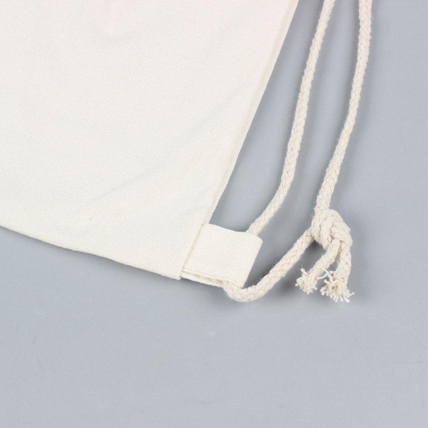 Buy Pearliky Lightweight Versatile Drawstring Bag Canvas Drawstring Bag ...