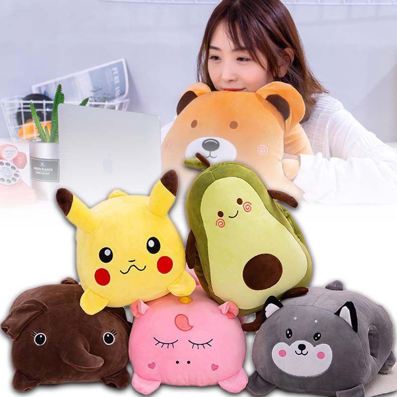Cheap Anime Totoro Hand Warmer Pig Dinosaur Penguin Bear Hands Inside ...