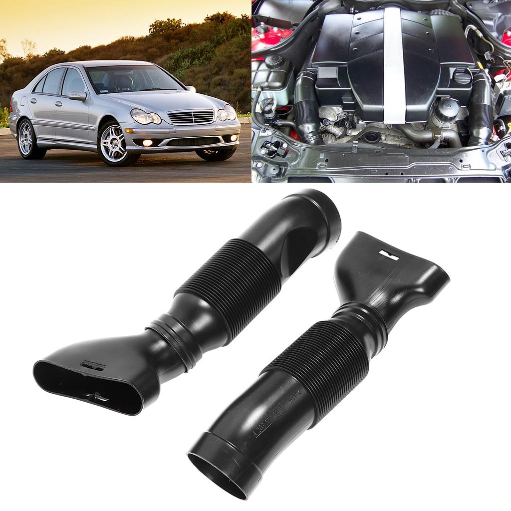 Buy Pair Engine Air Intake Hose Front Left Right 203 528 01 07 ...