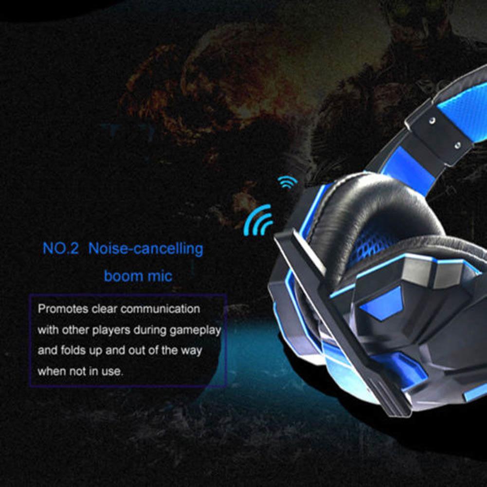 Buy Fashion In-Ear Game Headphone with Mic Stereo Gaming Headset LED ...