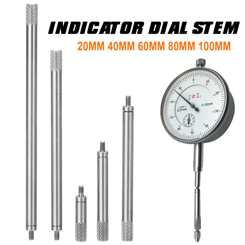 Buy Peigu 5pcs Dial Digital Indicator Extension Stem Rod Set M2.5 20 40 ...