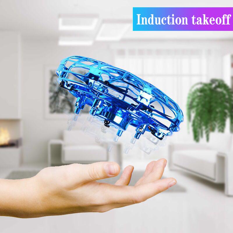 Mini Helikopter UFO RC Drone İnfraed El Algılama Uçağı Elektronik Model ...