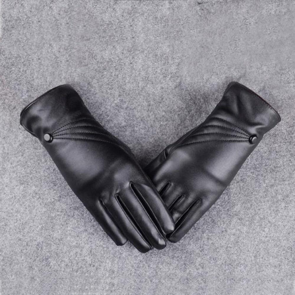 Buy Golovejoy Luxury Women Girl Latest Fashion Leather Cashmere Winter ...