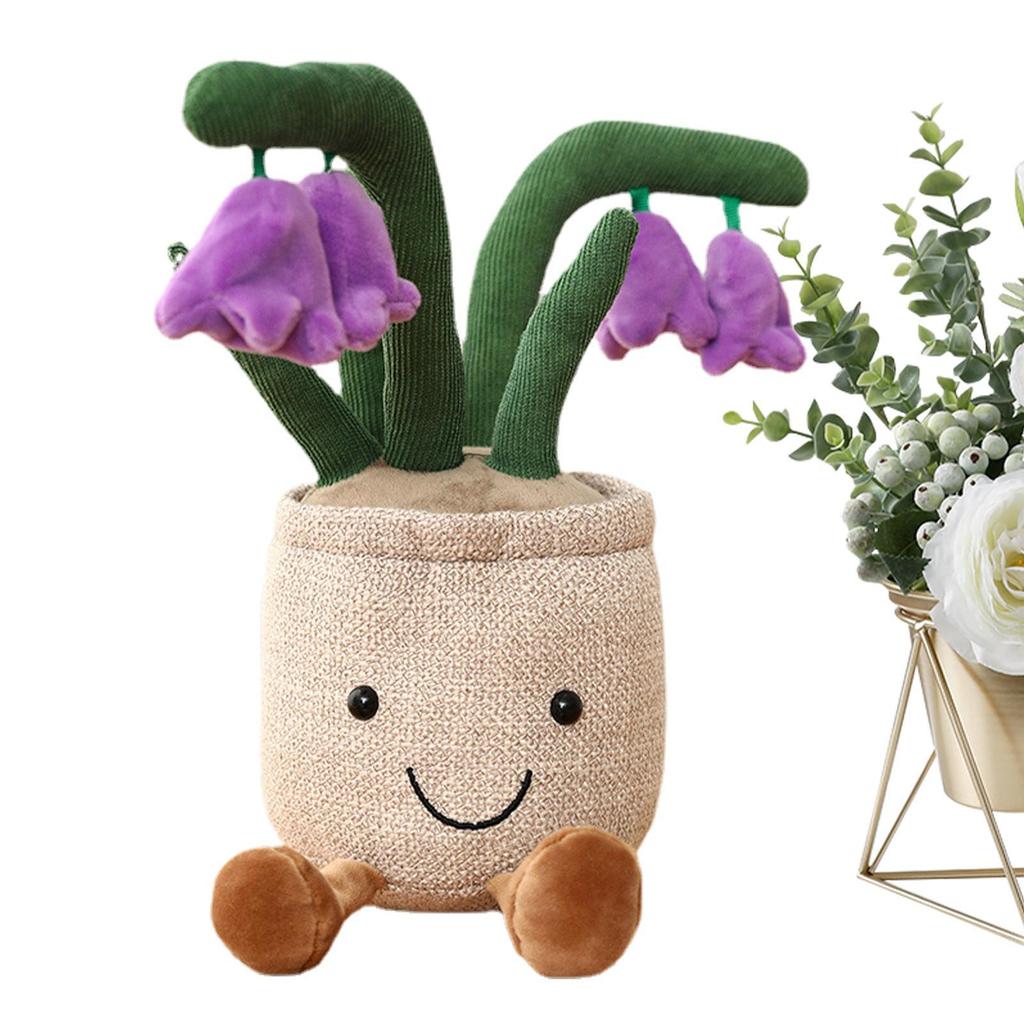 Buy Plant Stuffed Animals|Bluebell Flower Stuffed Flower Pot|Succulent ...