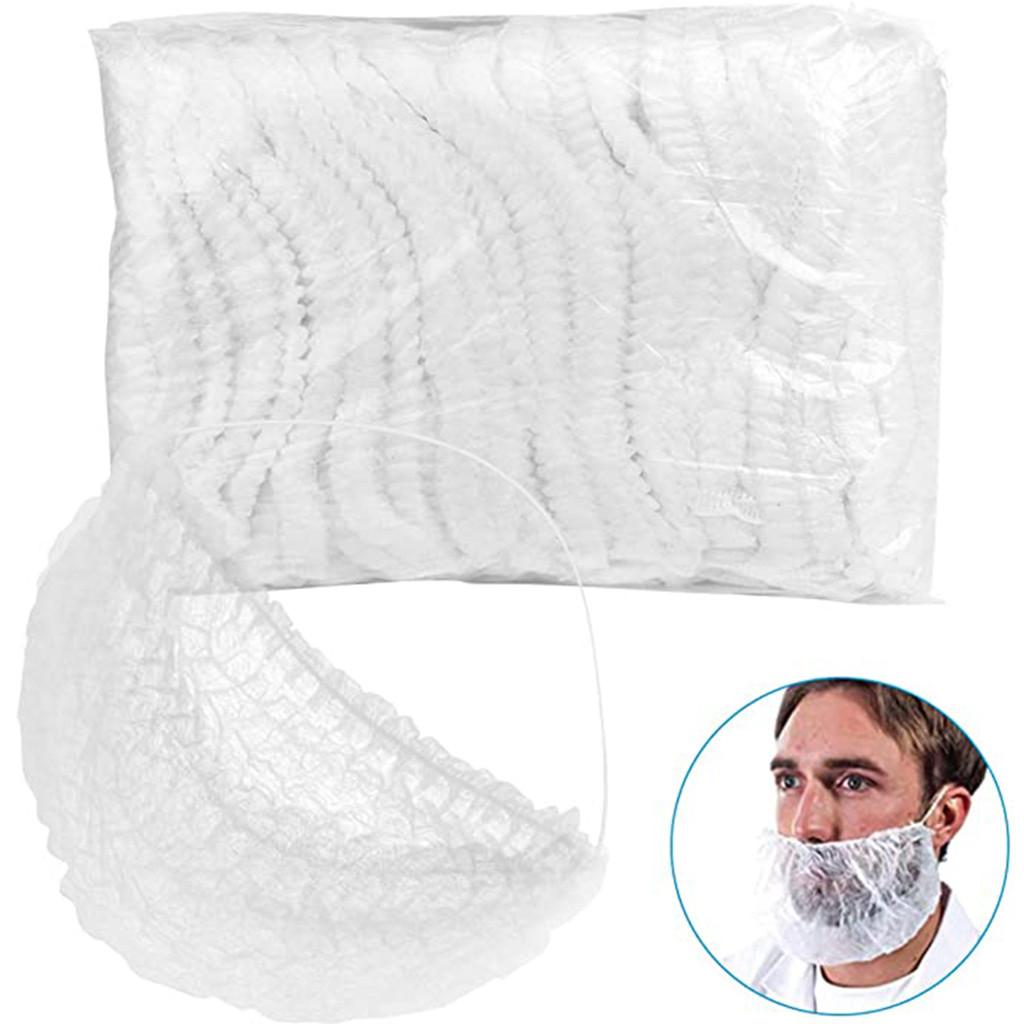Buy [PL]Hot Sale 100 PCS Disposable Beard Covers, Premium Beard ...