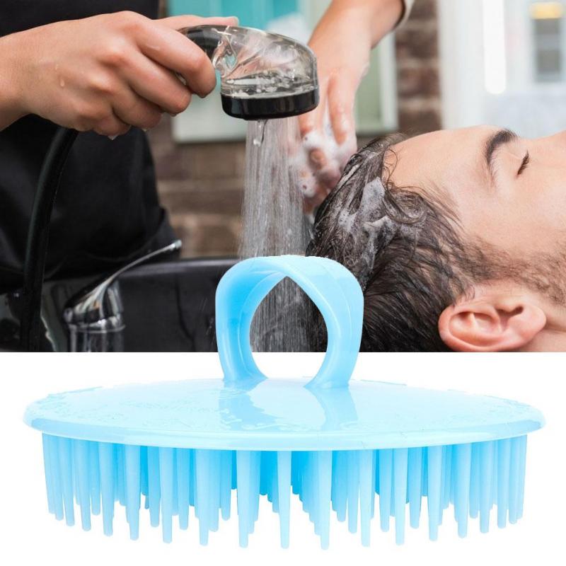 Buy Handheld Silicone Scalp Shampoo Massage Brush Washing Comb Head ...