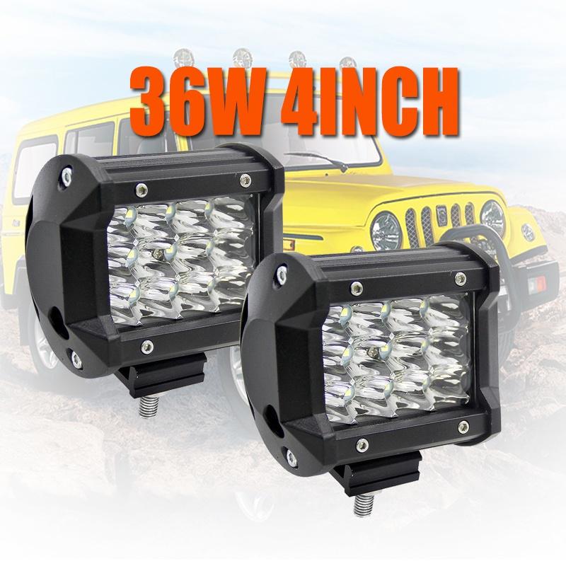 Buy 36W Led Suv Working Lamp Offroad Truck Light Bar LED Waterproof ...