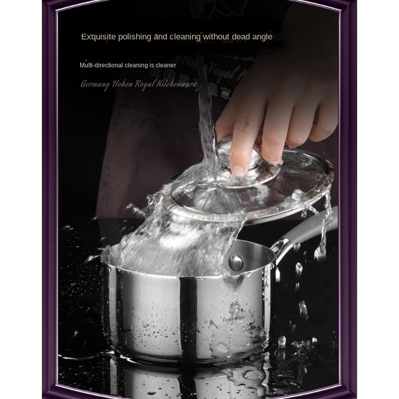 Buy CUGF 304 Stainless Steel Milk Pot Induction Special Baby Cooking ...