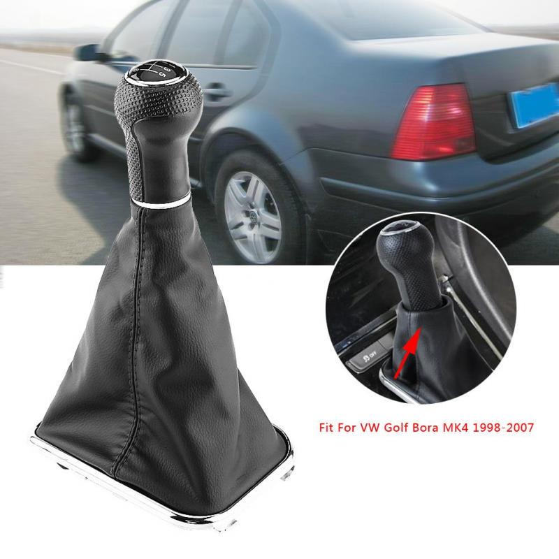 6 Speed Car Gear Knob Stick Gaiter Boot Frame Kit For Mk4 1998-2007 ...
