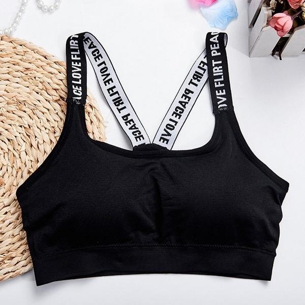 Buy Lady Push Up Stretch Brassiere Yoga Seamless Athletic Shockproof ...