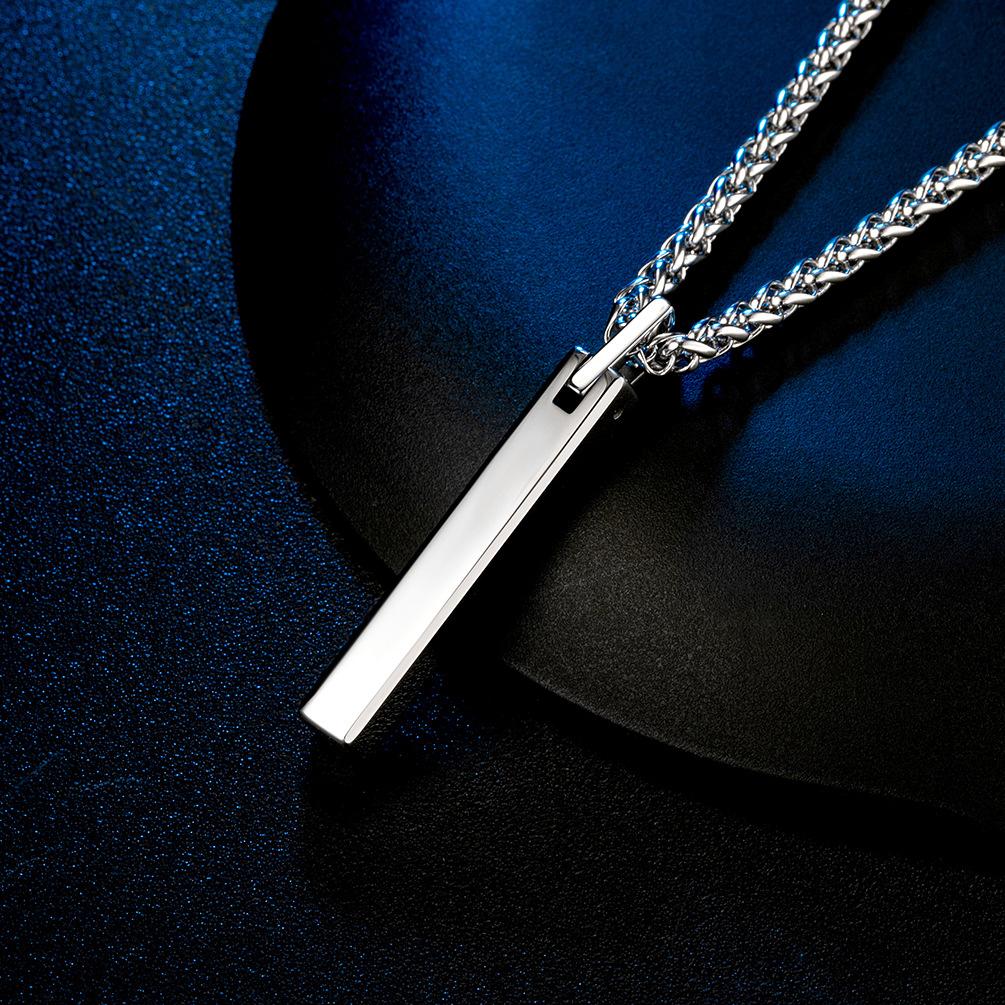 Buy Harajuku Spiral Pendant Titanium Steel Straight HipHop Couple Punk ...