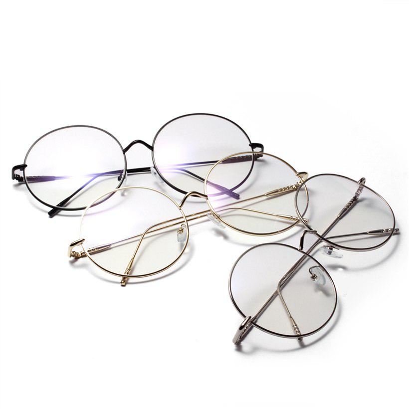 Buy Oversized Round Glasses Frame Women Men Fashion Transparent Glasses ...