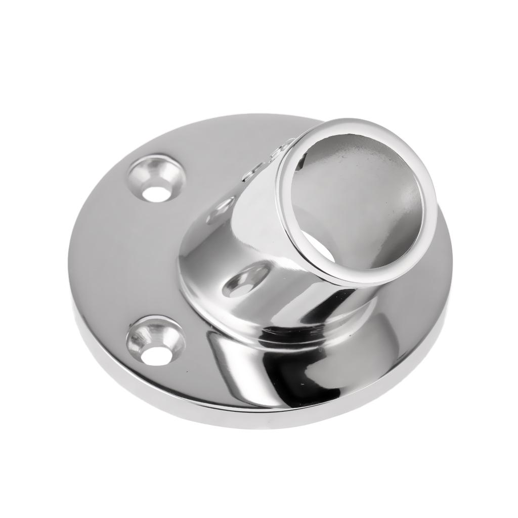 Boat Rail/Stanchion Round Base for 30mm Tube 60 Degree 316 Stainless ...