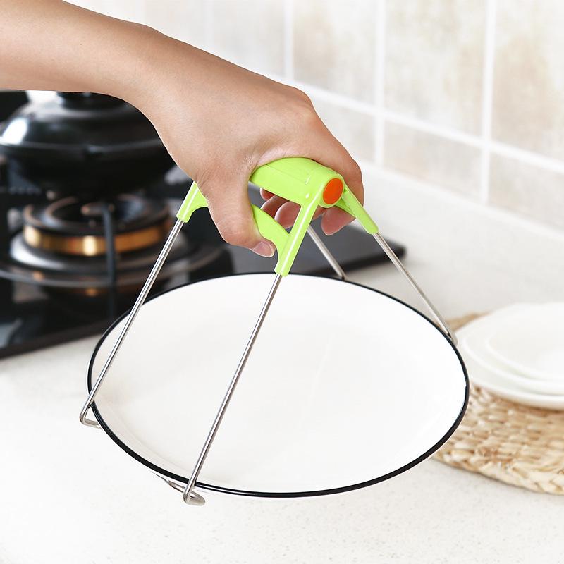 Buy Creative Kitchen Tools Stainless Steel Bowl-taking Clamp Set Bowl ...