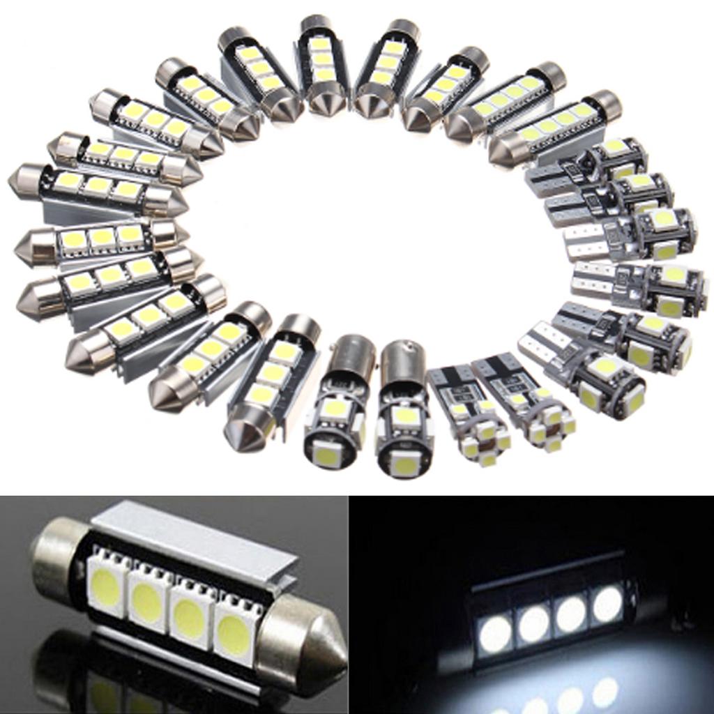 Buy 26Pcs White Car Lamp LED Interior SMD Light Kit for Mercedes/Benz ...