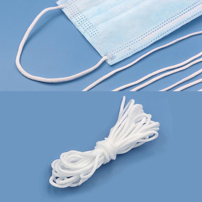 Buy 100M Mask Making Band 3mm Elastic Mask Rope Ear Strap Disposable ...