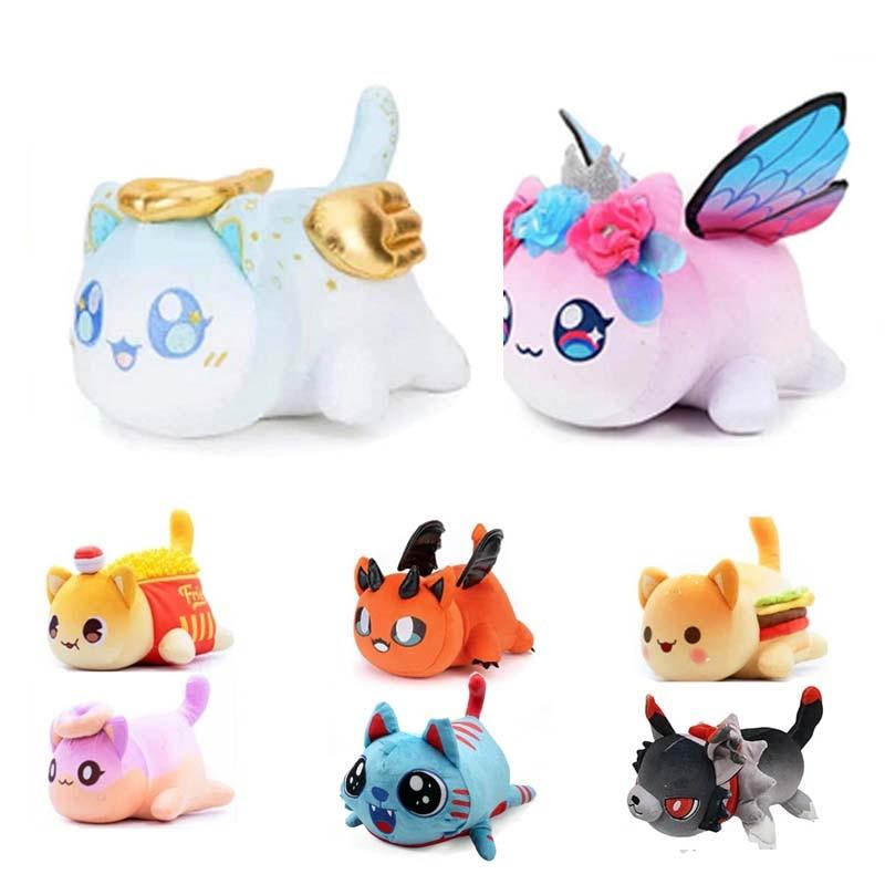 Buy Kawaii Meows Aphmau Plush Doll Aphmau Mee Meow Food Cat Coke French ...