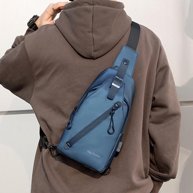Satın alın Men Shoulder Cross Body Chest Bags Sling Backpack Fashion ...
