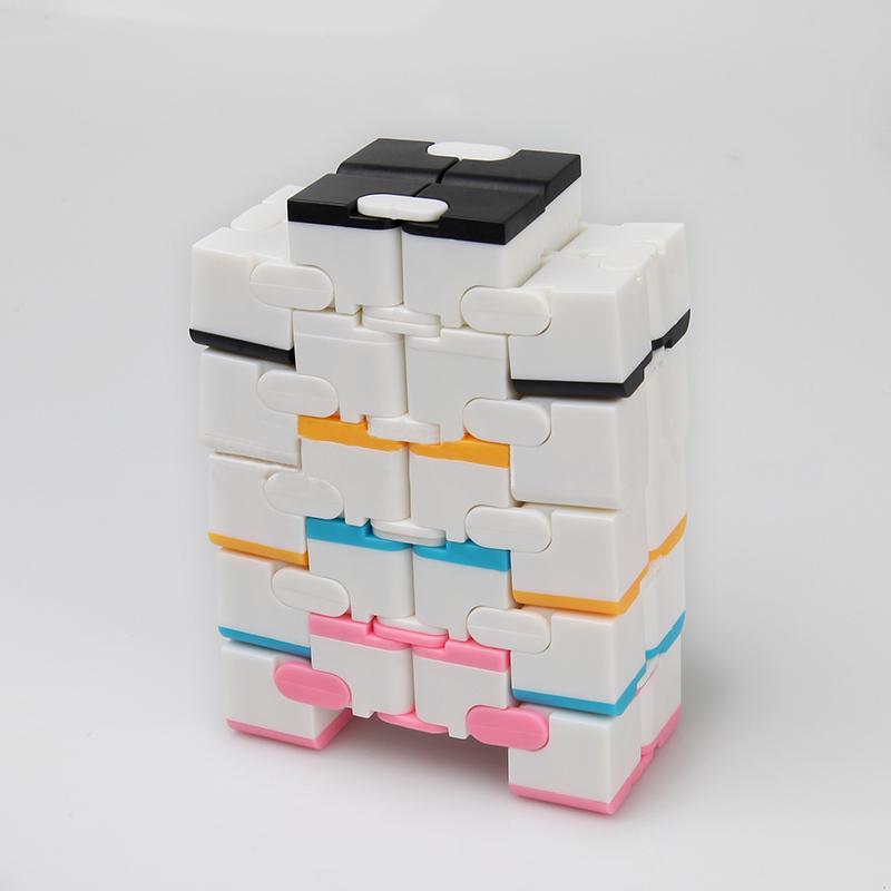 Cute Pink Infinity Cube Second Order Cube Magic Cube Toy for Children ...