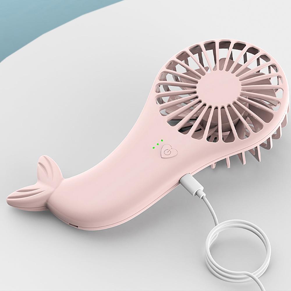 Buy Mini Fan USB Charging Portable Mermaid Pocket Fans USB Rechargeable ...