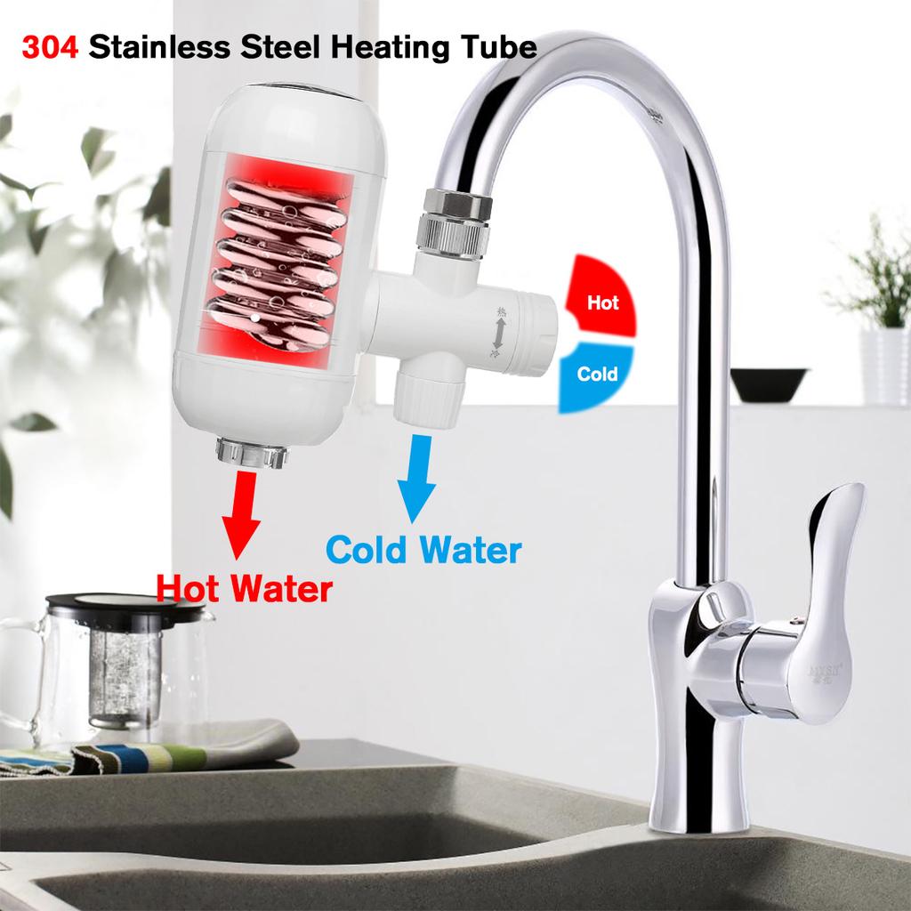 360o elektrische Küche Warmwassererhitzer Hahn Instant Warmwasser ...