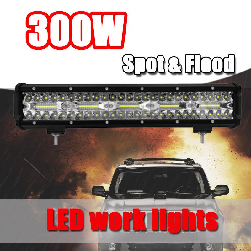 Buy 15 Inch 300W Led Bar Led Working Light Truck Lights for Car Boat ...