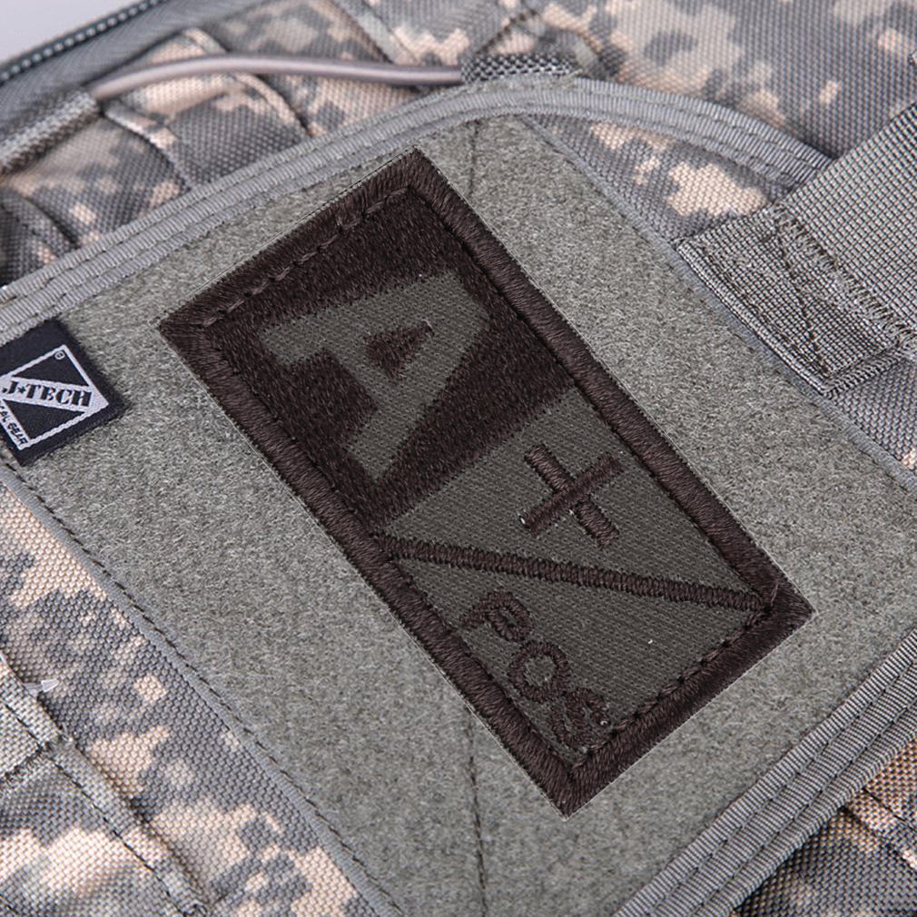 Buy Patch 3D Blood Type Patch A B AB O POS NEG Coyote Tan Fashion Patch ...