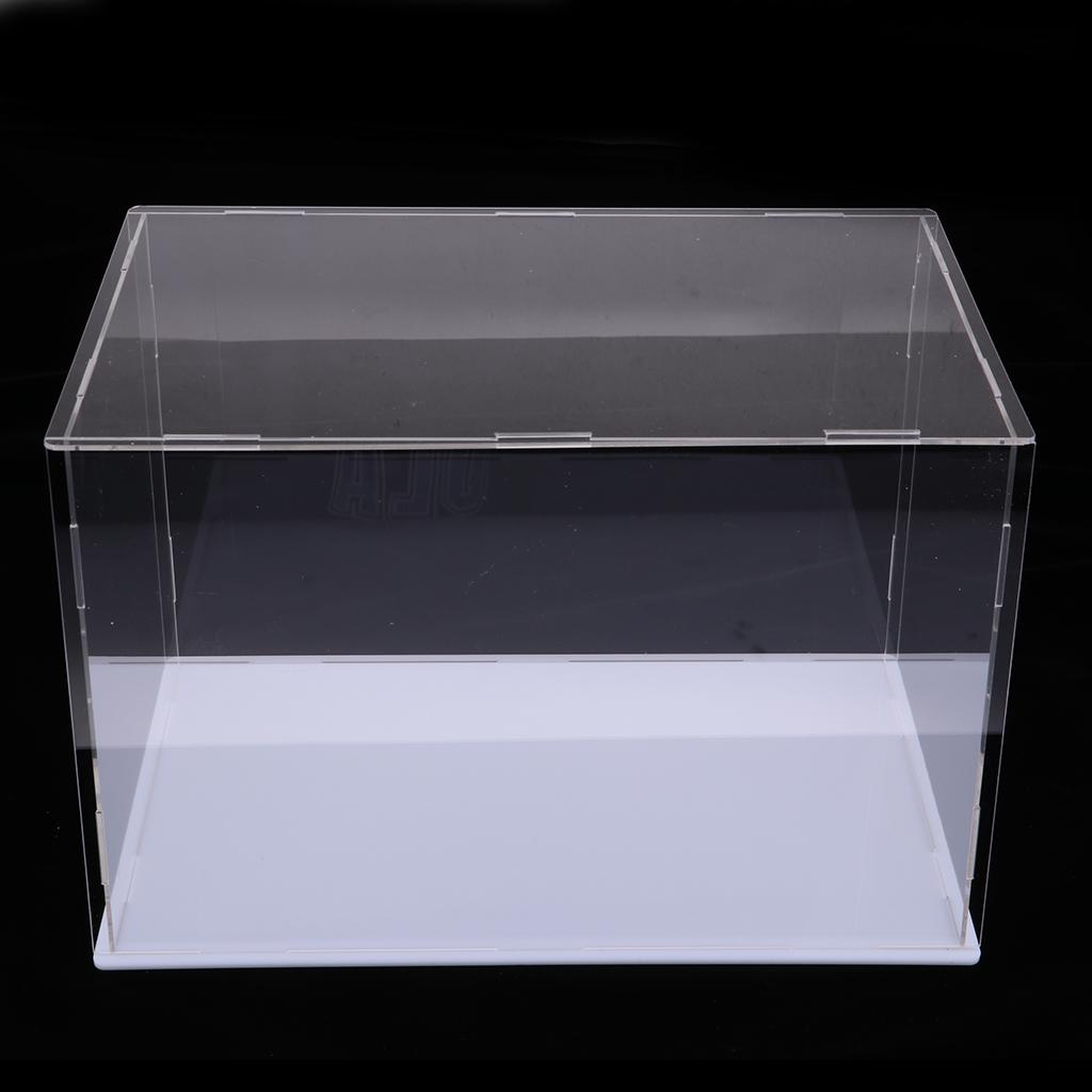 Buy Clear Acrylic Display Case Dustproof Model Figures Box 40x25x25cm ...