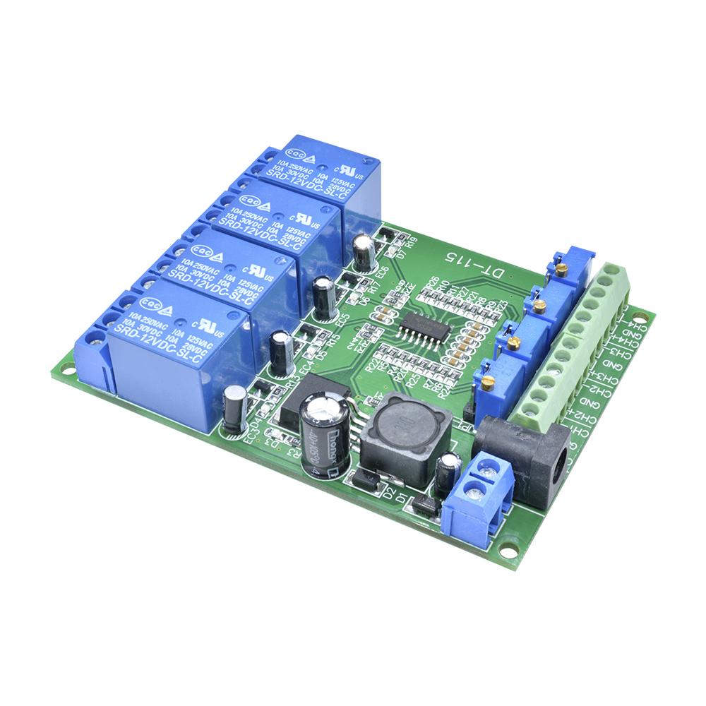 Buy DC 12V 200mA 4ch 4 Way 4 Channel Voltage Comparator Perfect LM393 ...