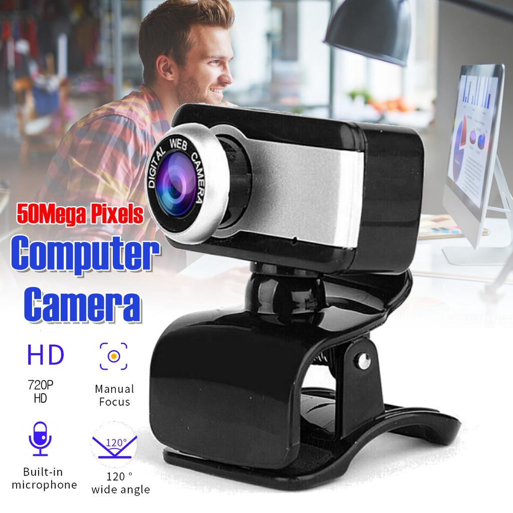 50 Mega Pixels Auto HD Desktop Web Camera Laptop/PC Webcam USB2.0 for ...