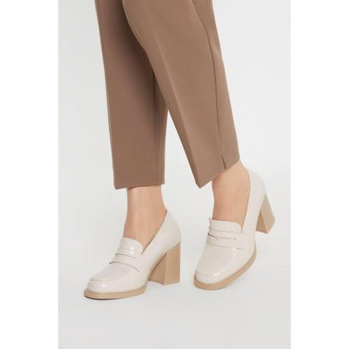 Principios Mocasines de tacón alto con correa Lark Penny para mujer ...