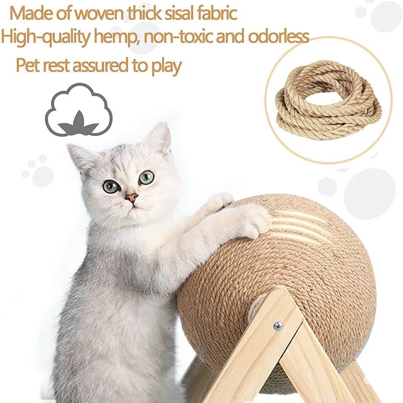 Buy Cat Scratcher Toy Pet Scratching Post Toys for Cats Sisal Rope Ball ...